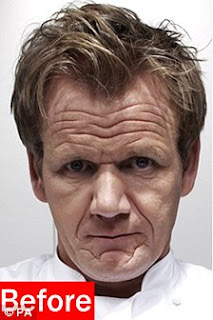 Spastique: Gordon Ramsay's face.